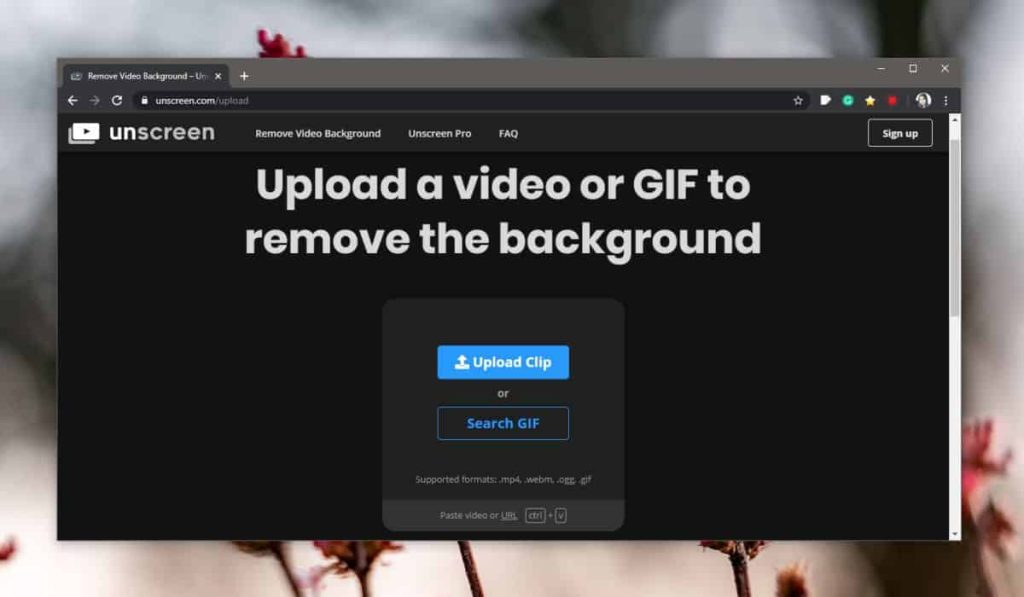 How to remove background from gif?